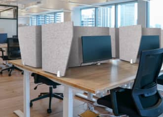 Acoustic Desk Screens - MDC Interior Solutions